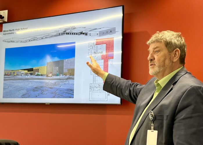 Minot North High School construction makes progress | News, Sports ...